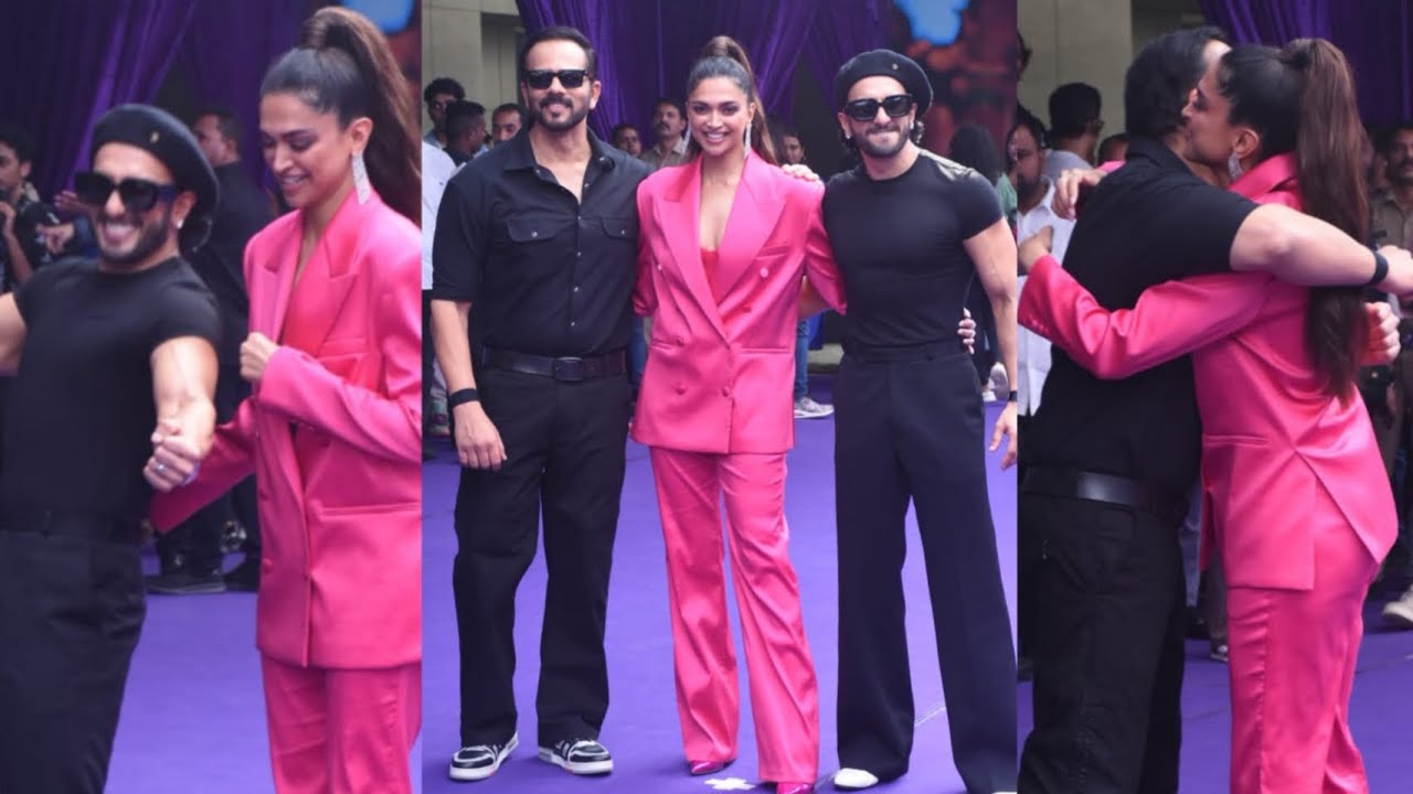 RANVEER SINGH WITH DEEPIKA PADUKONE REACHED FOR CIRKUS ELECTRIFYING ...