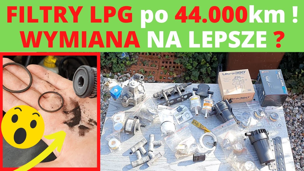 Jak wyglądają filtry LPG po 44000km?! Wymiana filtrów LPG na lepsze ...
