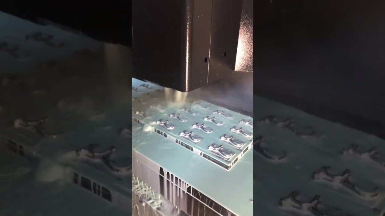CNC 3D Production Machining - YouTube