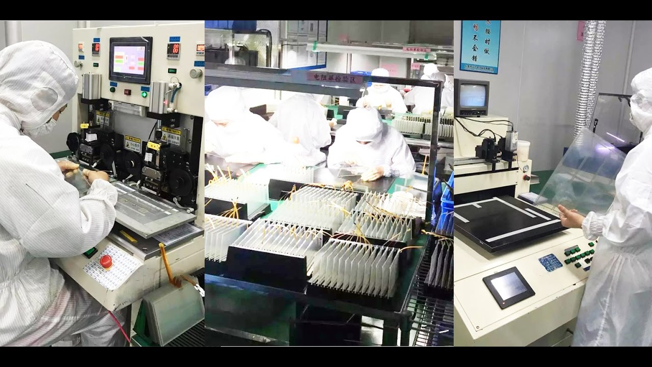 How the Touch screen panel been manufactured and producing? - YouTube