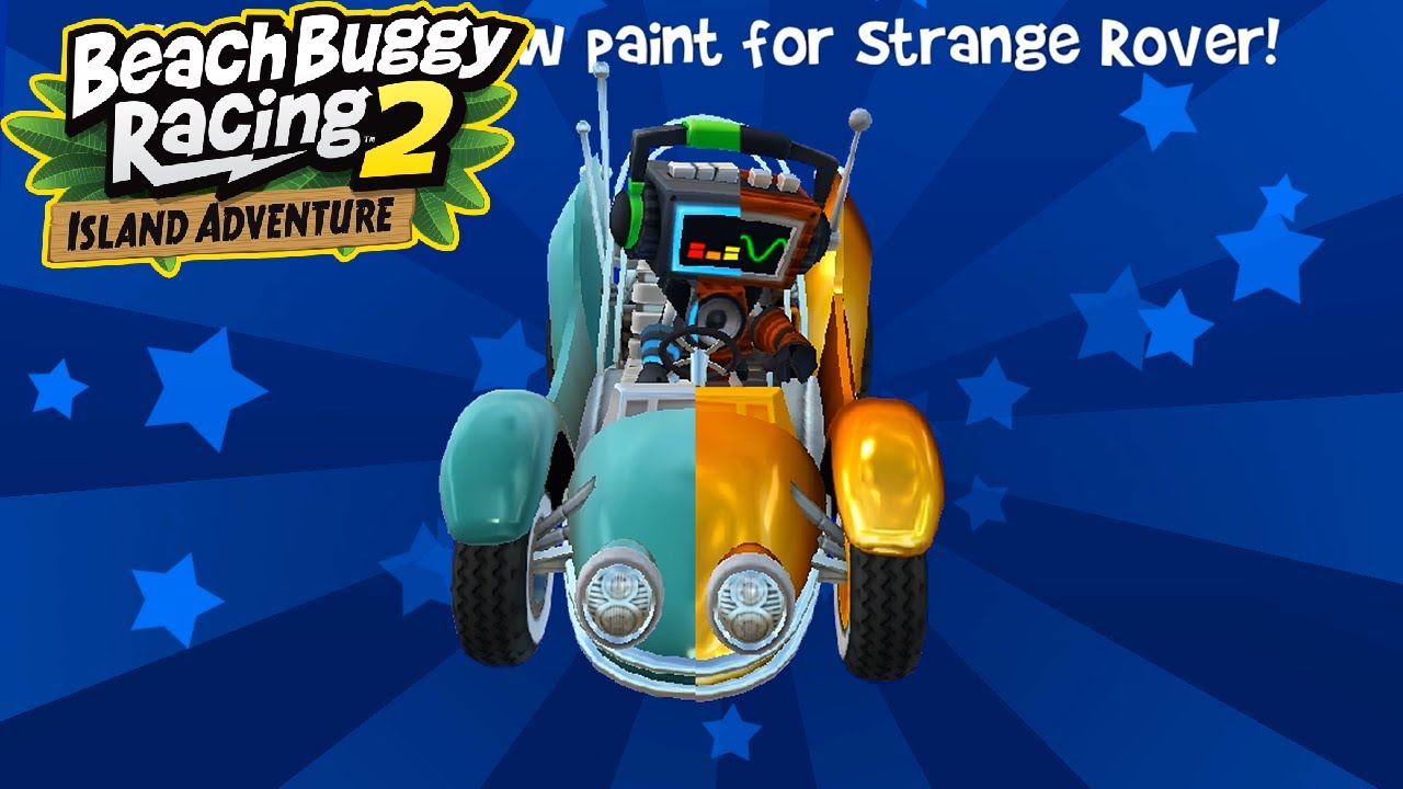 Gold Paint Strange Rover Unlocked | Beach Buggy Racing 2 island ...
