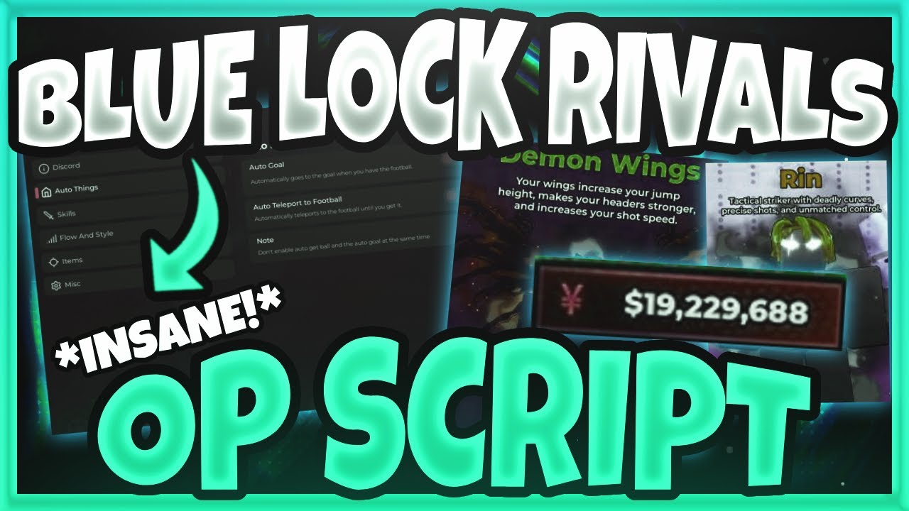 INSANE Blue Lock Rivals Script 2025 - Auto Goal, Free Flows, Permanent ...