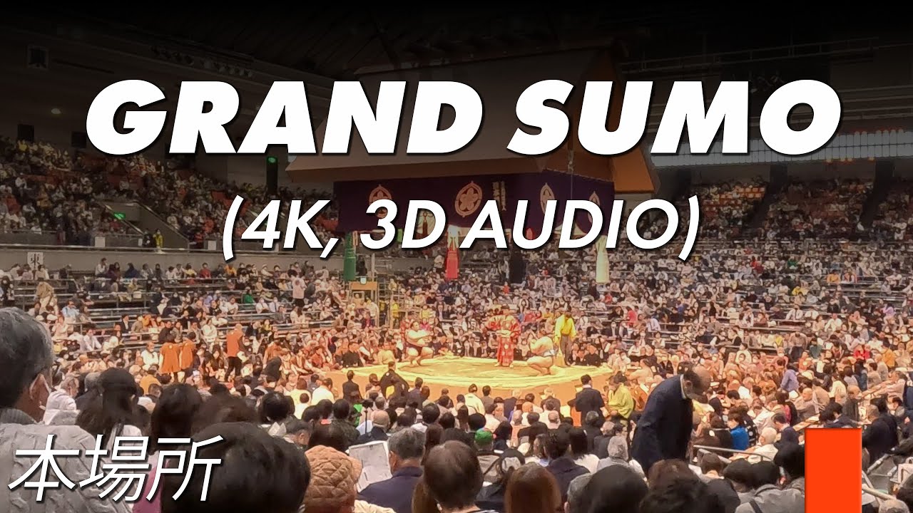 Grand Sumo Tournament in Osaka, Japan | 4K & 3D Audio ASMR - YouTube