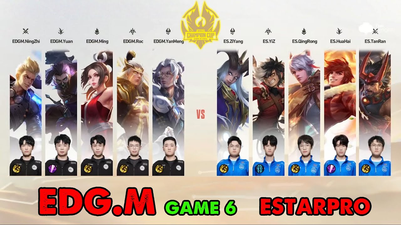 Honor Of Kings | KIC2022 | Quater-Finals: eStarPro vs EDG.M Game 6 - YouTube