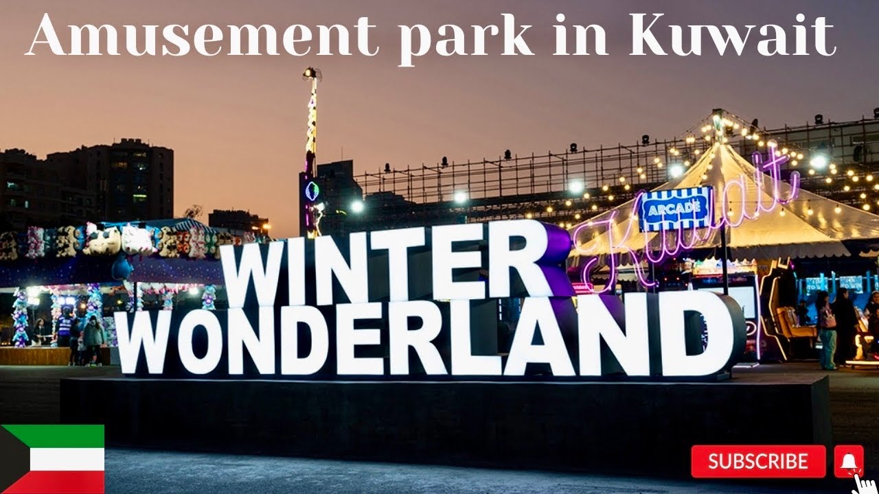 Winter wonderland Kuwait ! Kuwait winter wonderland. Amusement park in ...