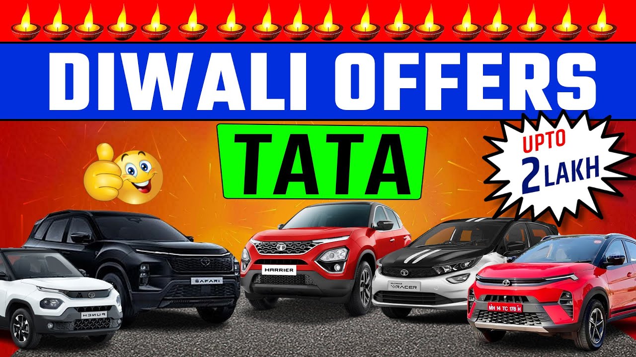 Diwali Discount Offers on TATA Cars 2024 || Curvv,Punch,Nexon,Tiago ...
