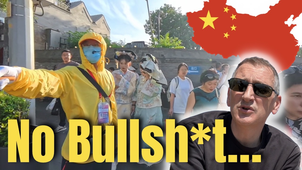 Walking around a hot Beijing City with a 360 degree camera - YouTube