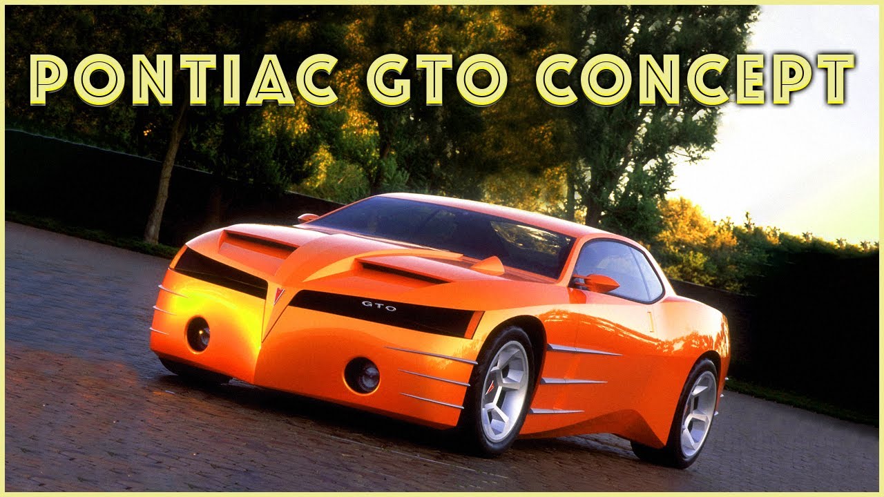 The 1999 Pontiac GTO Concept: A Blend of Past and Future - YouTube