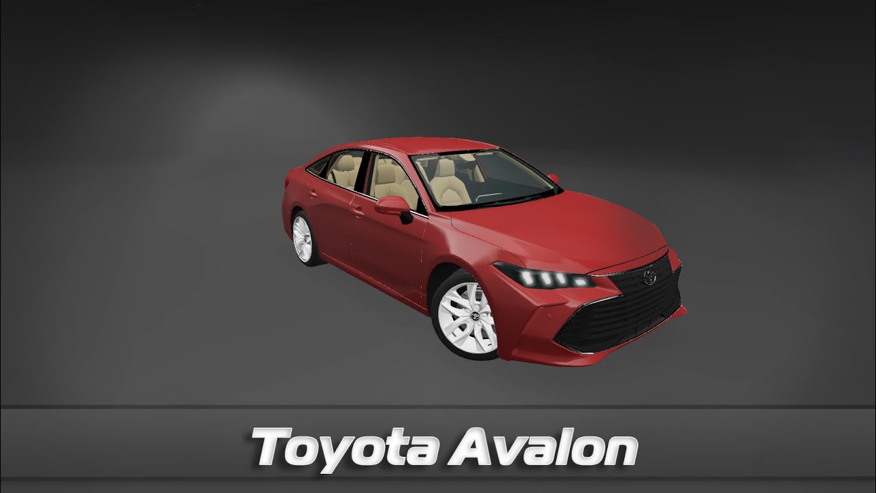 Мод Toyota Avalon 2019 для BeamNG.drive - YouTube