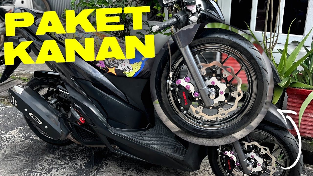 PASANG & REVIEW PAKET KANAN VARIO PLAT KT STYLE😎 - Project Vario 22 ...