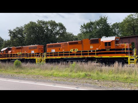 Texas and Northeastern Railroad in action - YouTube