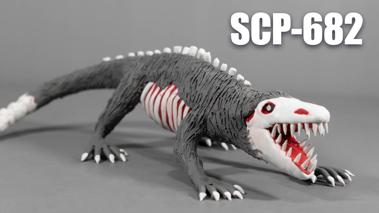 Making SCP-682 with Clay - YouTube