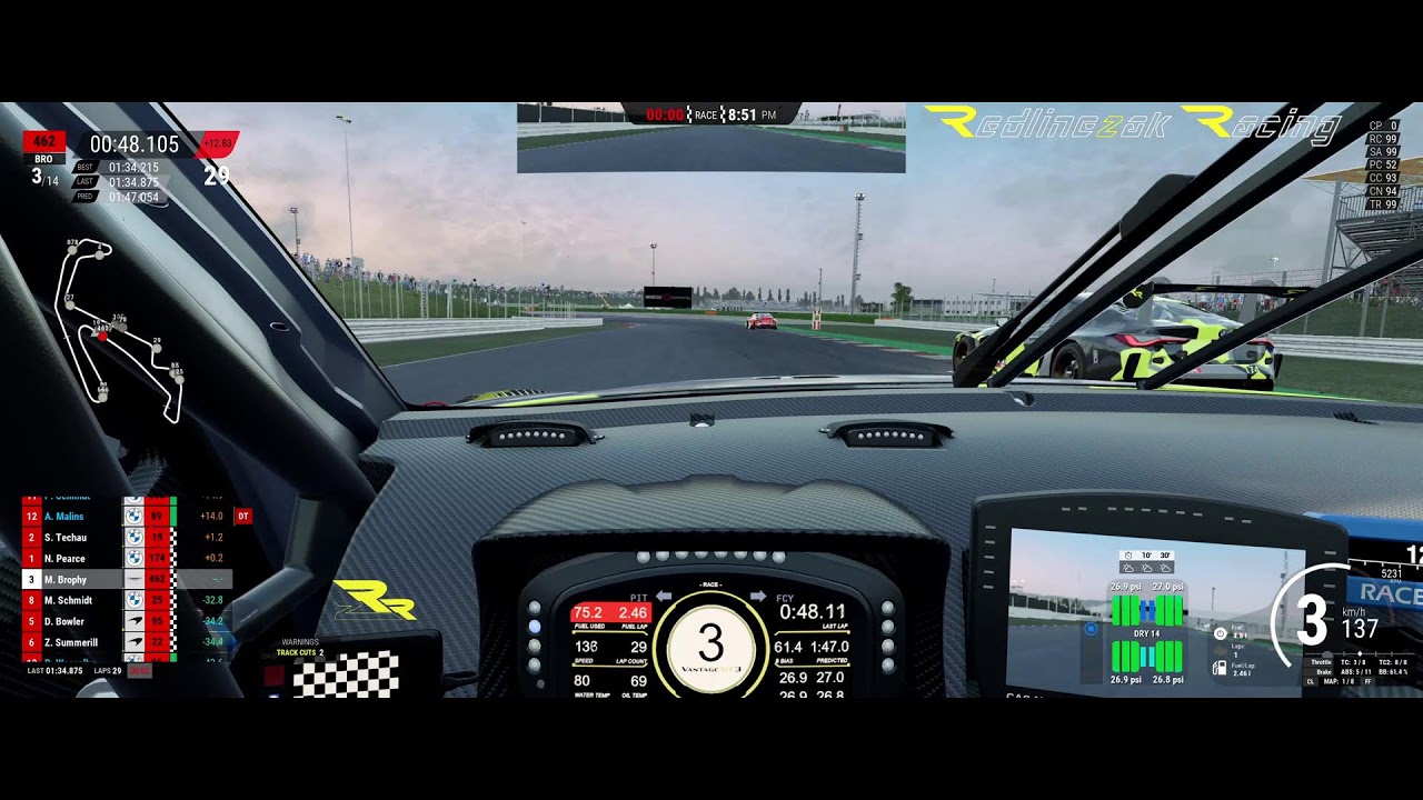 LSR Turbo Tuesday R04 - Misano - AMR V8 Vantage - YouTube