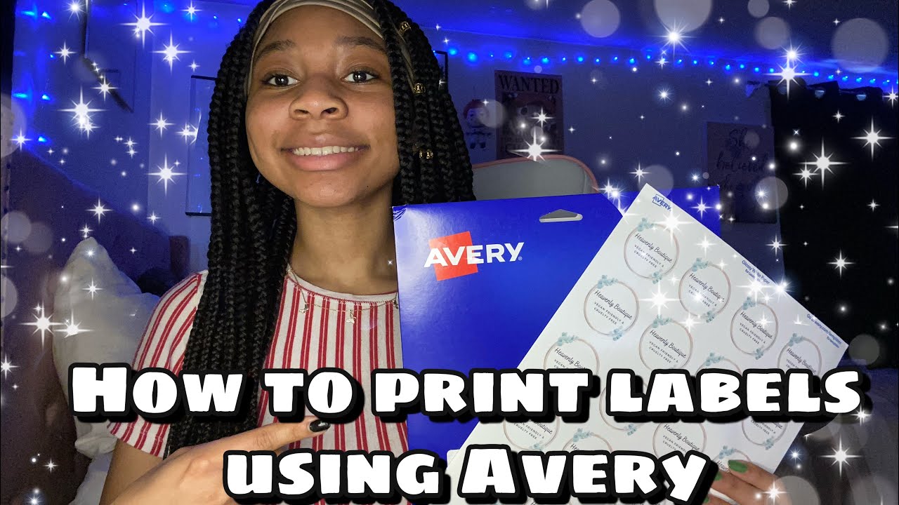 How To Print Labels Using Avery, Printing Labels From Home, Business ...