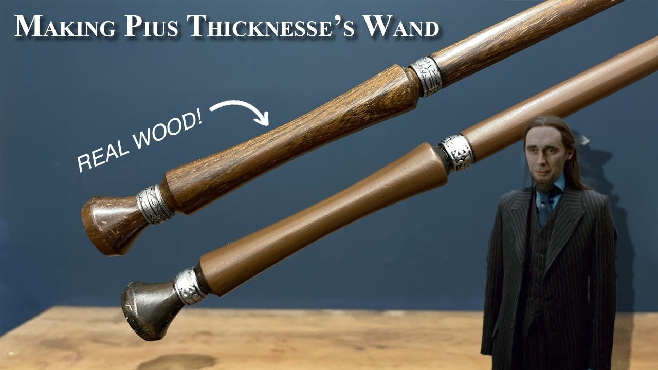 Making Pius Thicknesse's Wand - YouTube