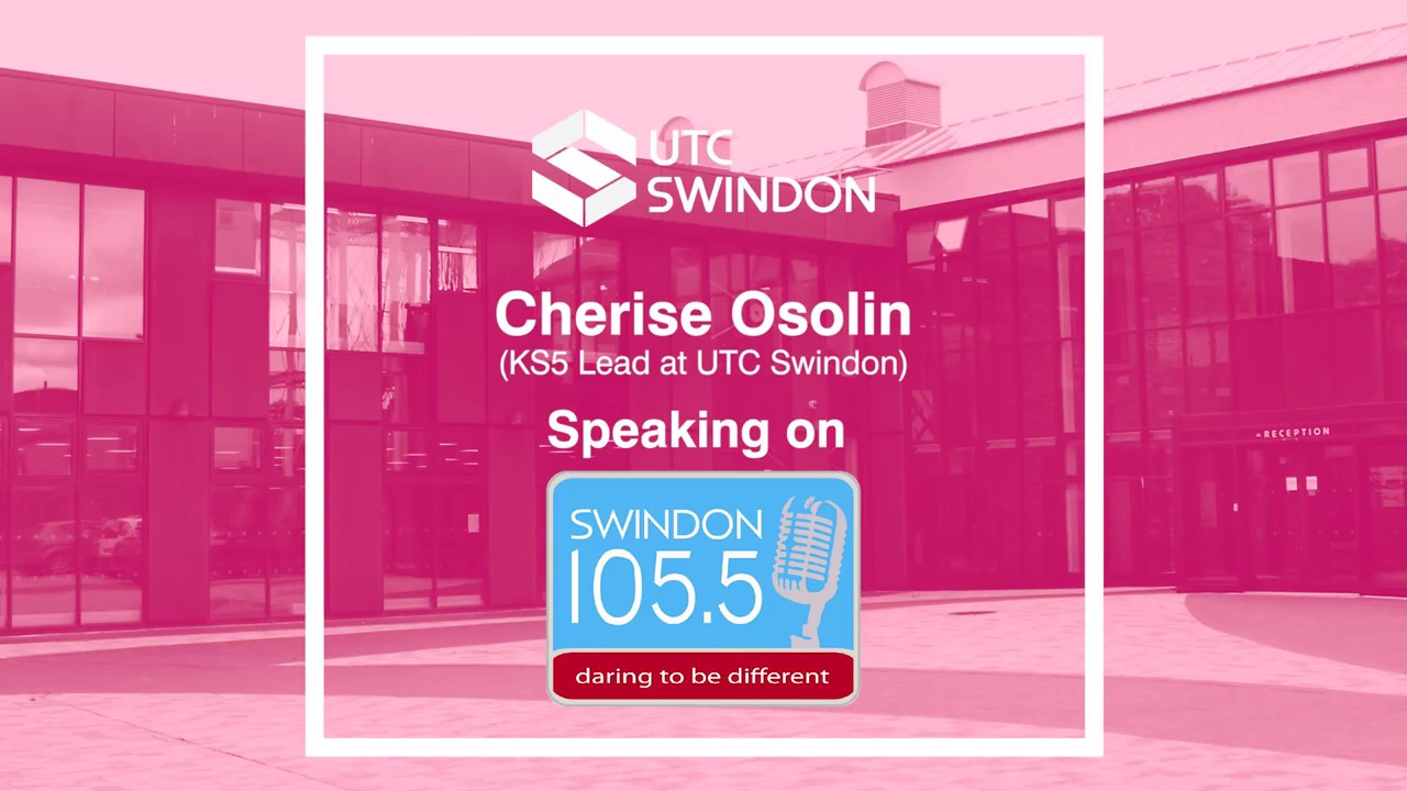 UTC Swindon | Cherise Osolin speaking with Swindon 105.5 - YouTube
