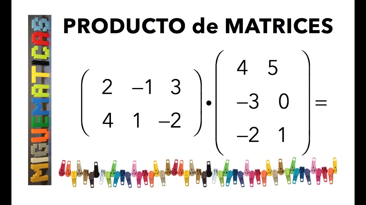 ¿Cómo se multiplican matrices? - YouTube
