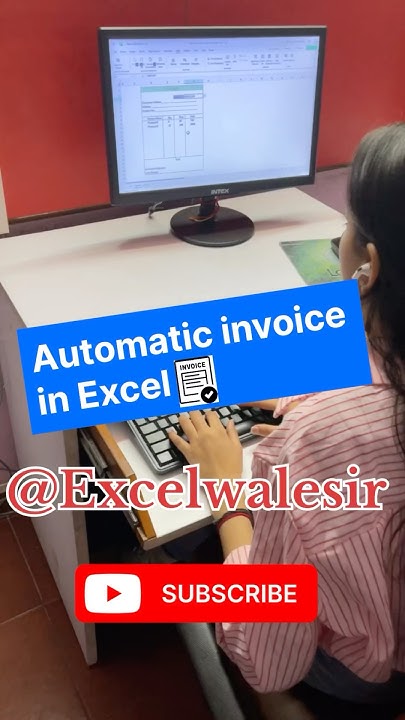 Automatic invoice in Excel #excelwalesir #exceltricks #exceltraining #ytshorts #computertips # ...