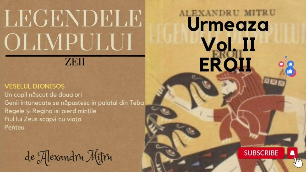Veselul Dionisos - Legendele Olimpului - Zeii - (ultima parte) - de Alexandru Mitru - YouTube