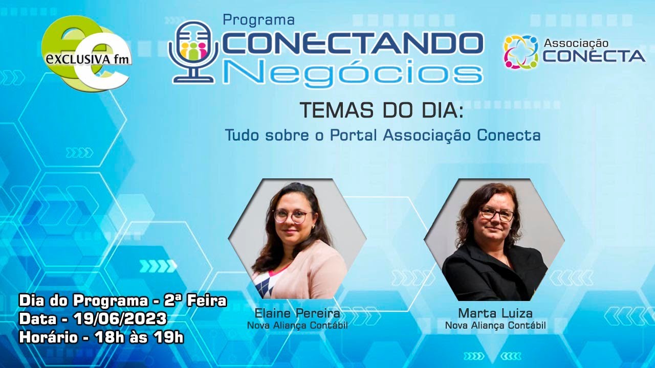 CONECTANDO NEGÓCIOS | NOVO PORTAL DA ASSOCIAÇÃO CONECTA - YouTube