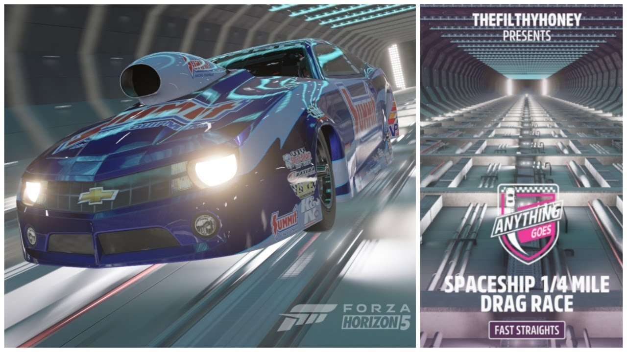 FH5 (X|S) - Summit Racing Pro Stock Camaro - "Spaceship 1/4 Mile Drag ...