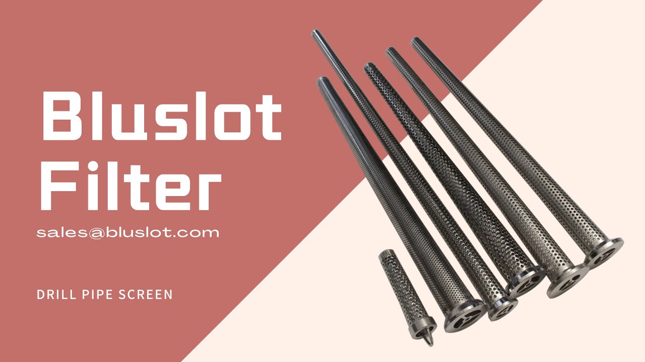 Perforated Type Drill Pipe Screens - Bluslot - YouTube
