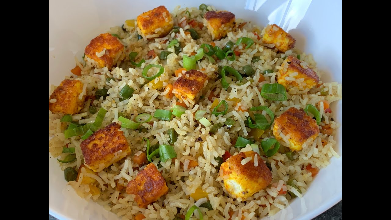 Paneer Fried Rice | Paneer Rice | Veg Fried Rice | Quick Fried Rice ...