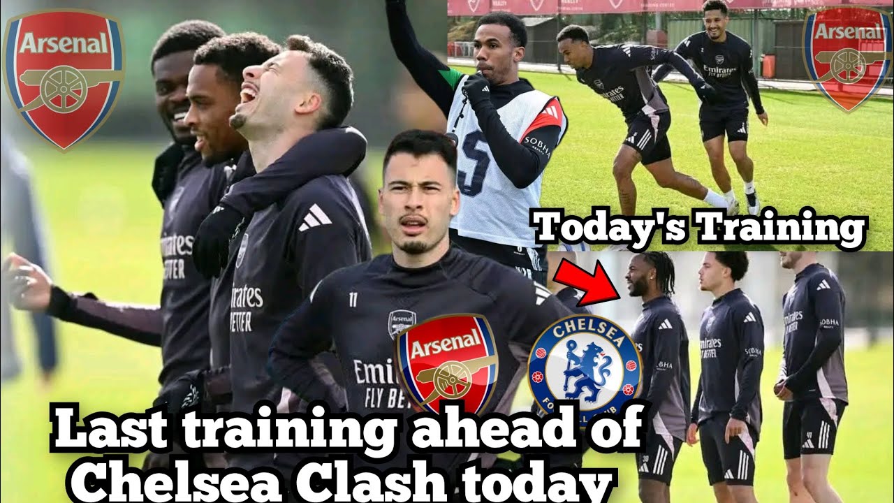 Today's Arsenal the most enjoyable Training 🤪 Sake well fit💯 Odegaard ...
