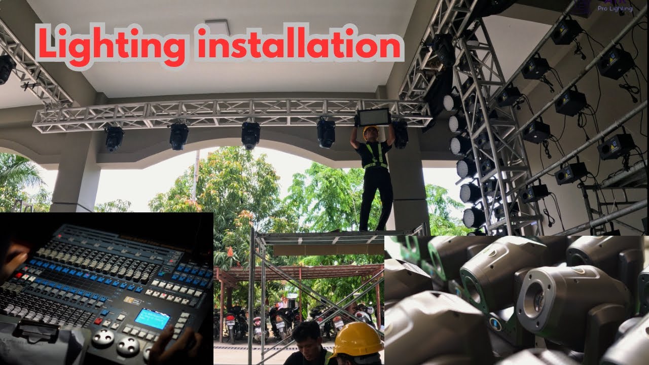 Lighting System Installation & Testing 🔥 - YouTube