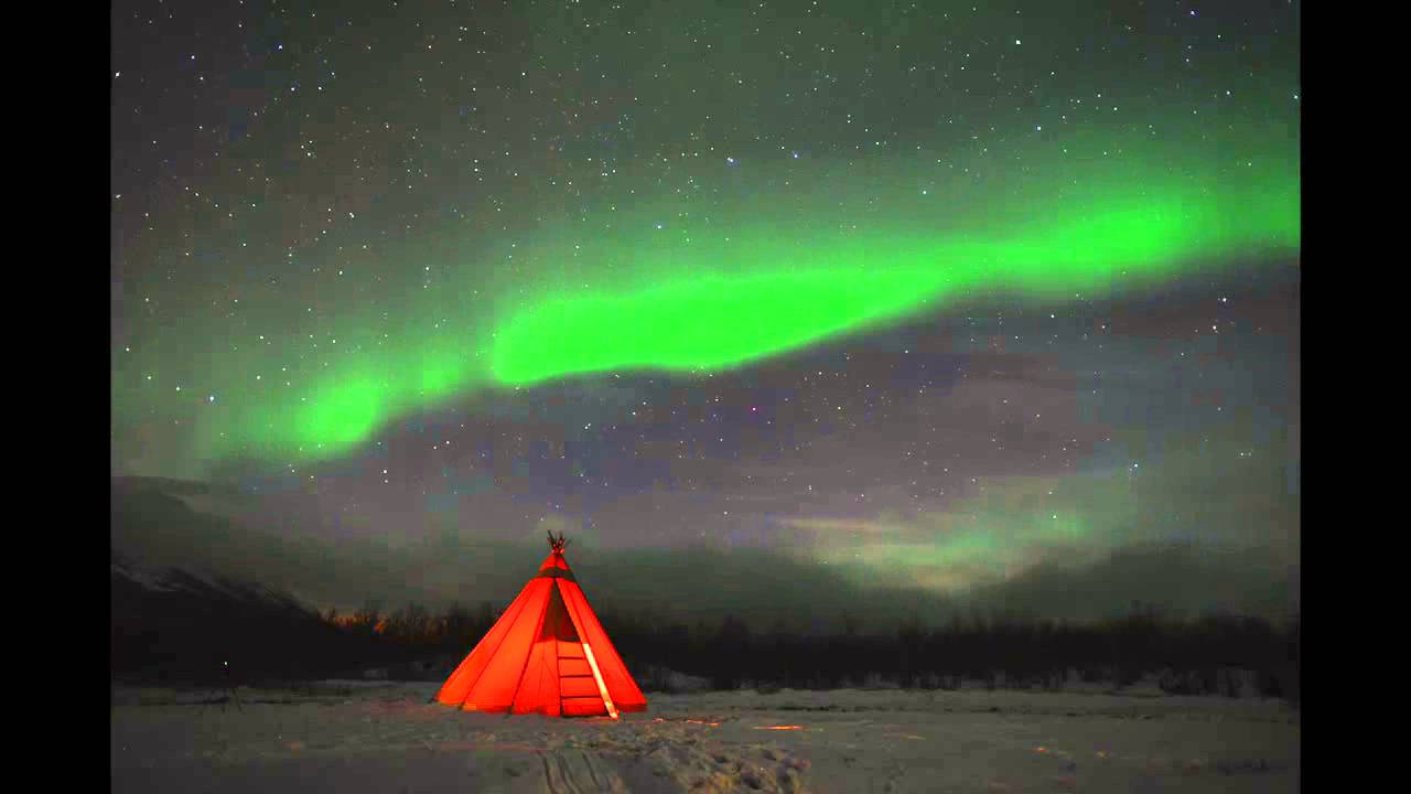 Auroras + Wilderness Teepee = Stunning Show in Sweden | Video - YouTube