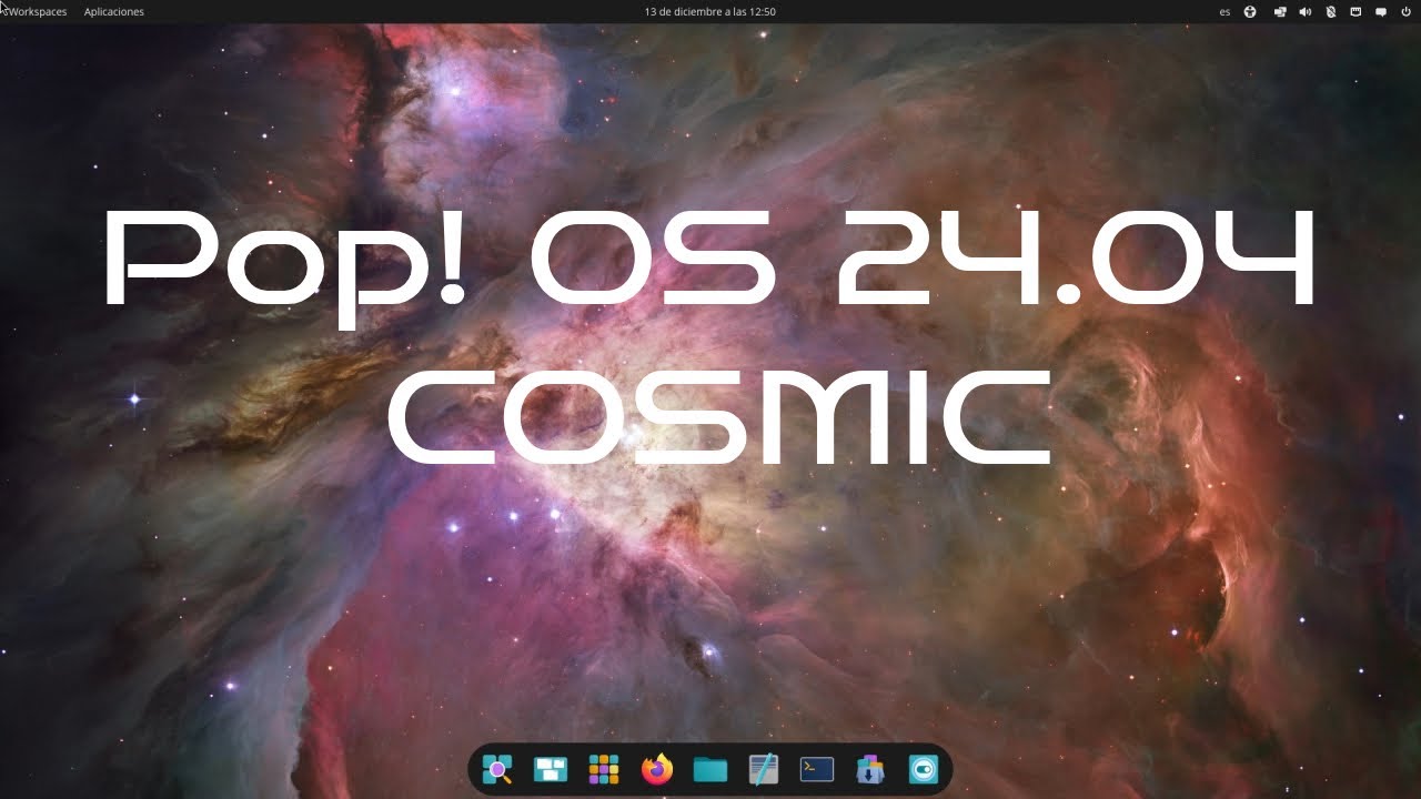 Pop! OS 24.04 Cosmic: el nuevo escritorio ya está aquí - YouTube