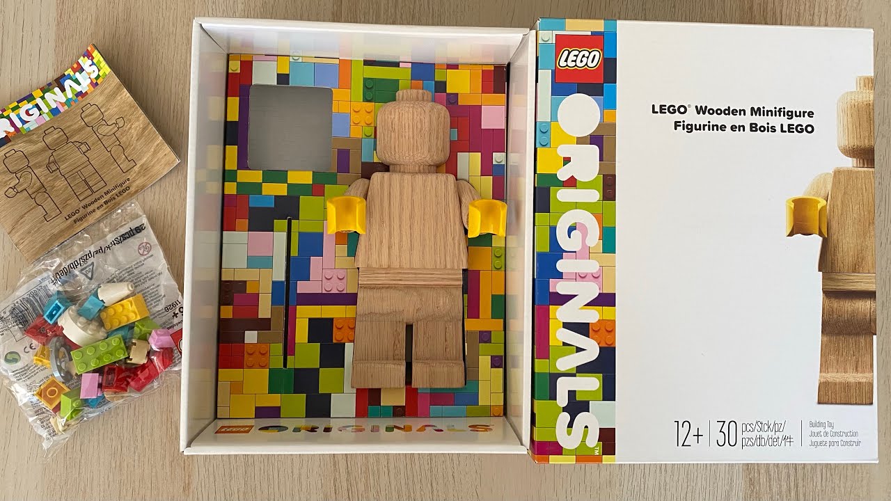 Unboxing Minifigure LEGO de madera, hermosa pieza de colección - YouTube