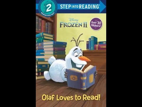 Reading Disney Frozen 2 - Olaf loves to read book - Step Into Reading ...