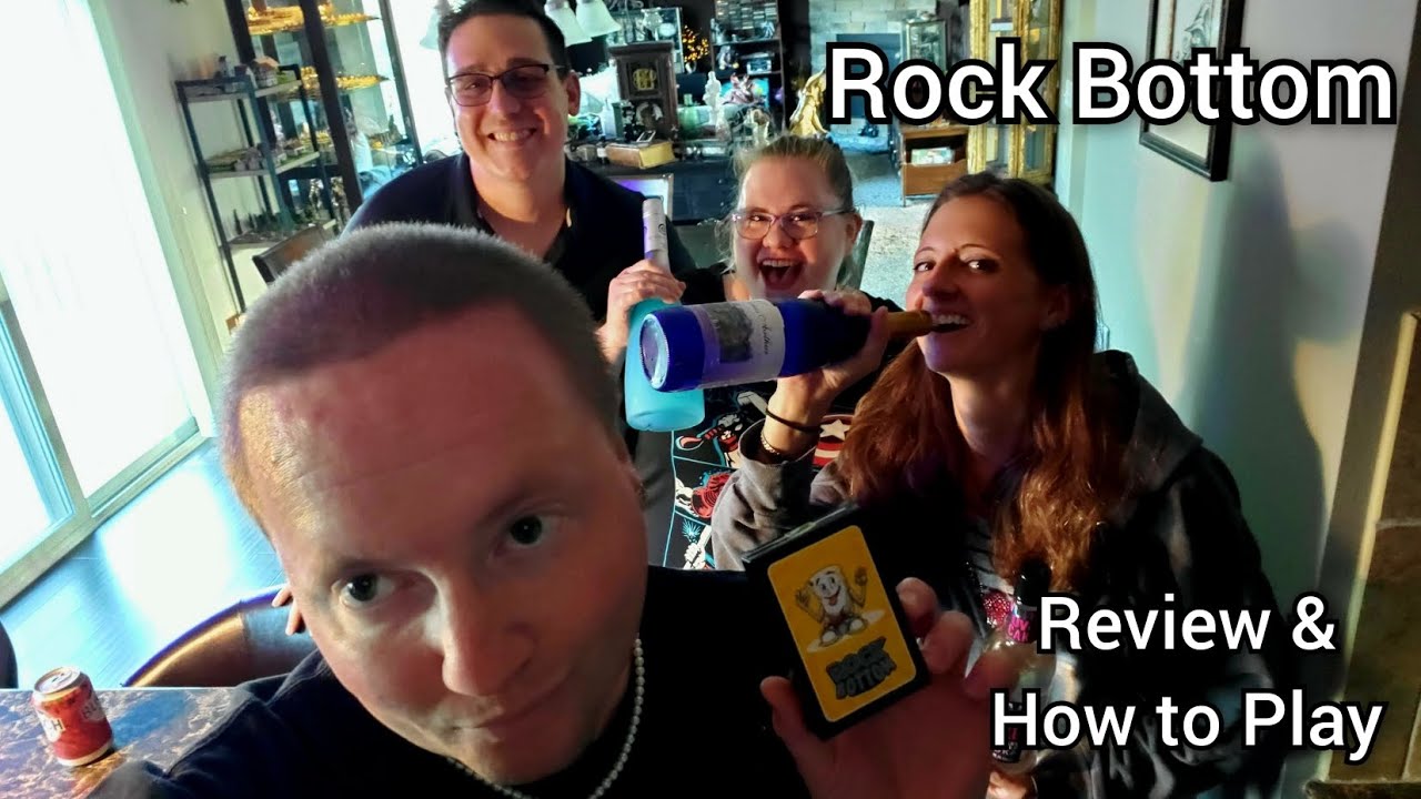 Rock Bottom - Drinking Card Game - YouTube