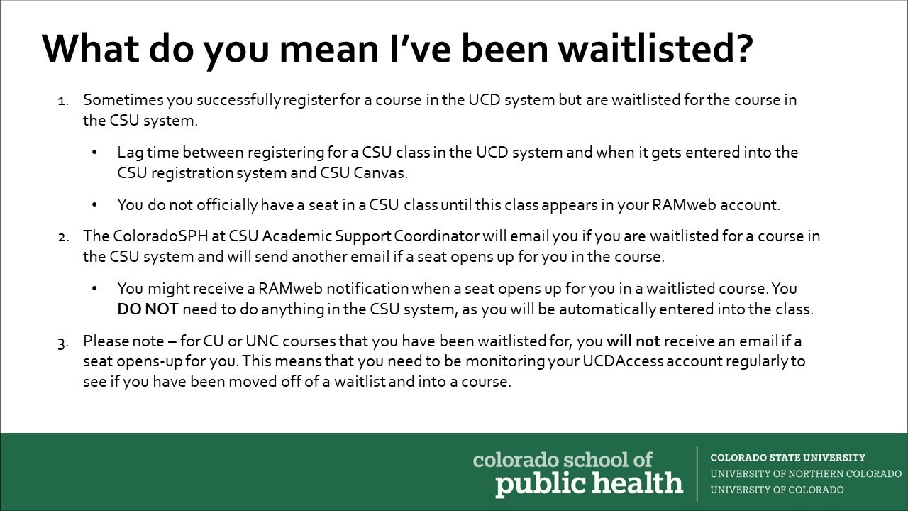 Important waitlist information - YouTube