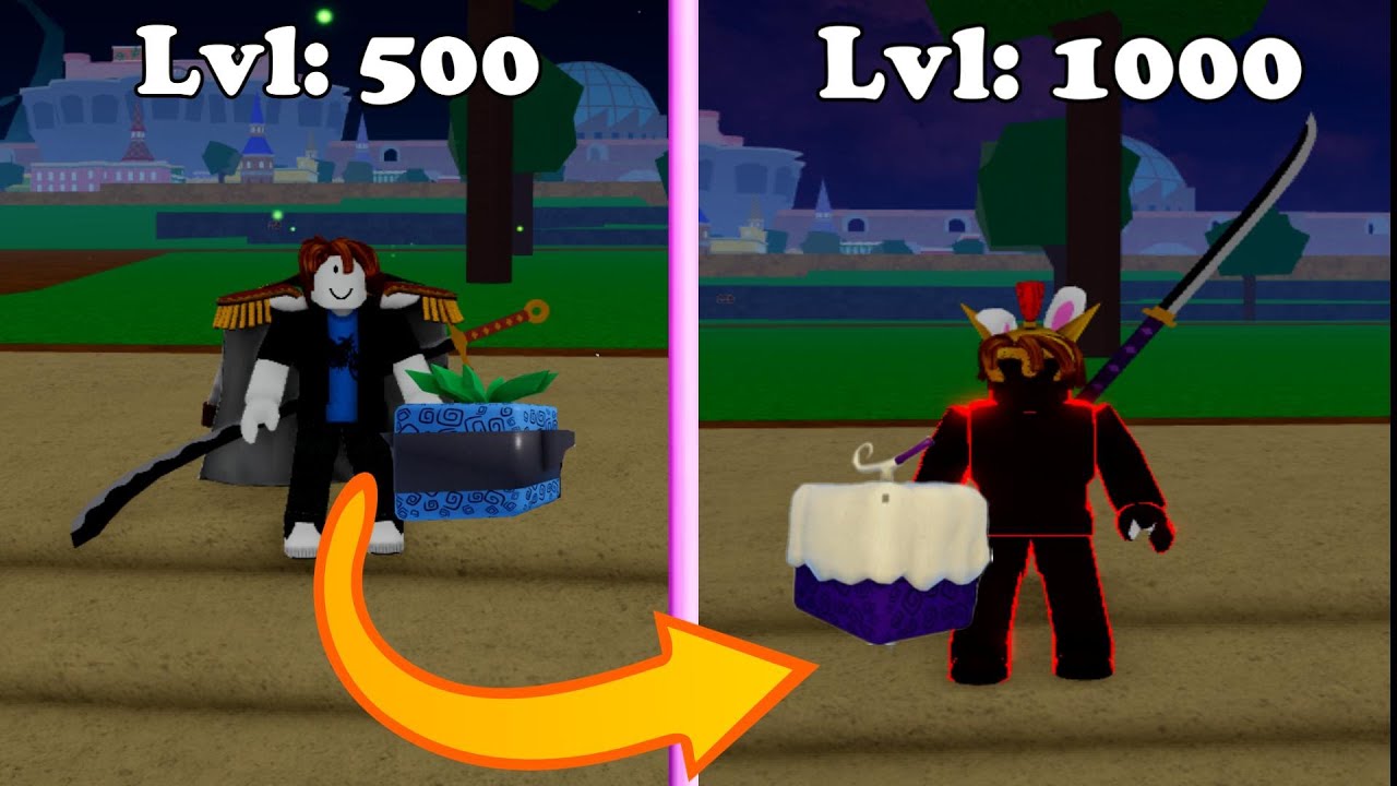 Blox Fruits, But I Change to Random Fruit every 100 Levels - YouTube