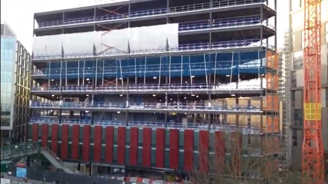 Ruskin square phase 2 offices under construction croydon 23.2.22 - YouTube