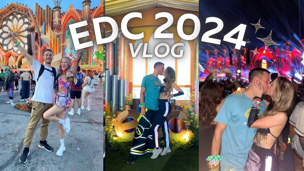 EDC 2024 Vlog: Worship, Kinetic Cathedral, VIP Experience, Pool Party ...