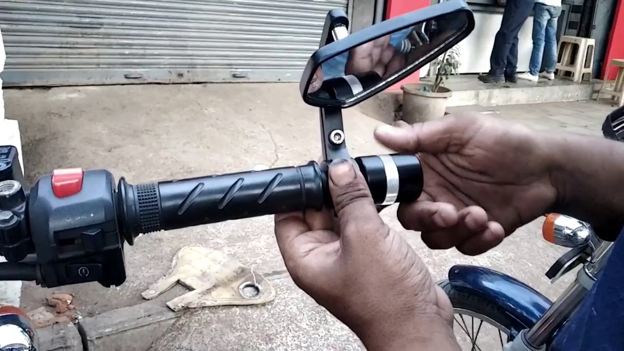 Modifications on my Royal Enfield Thunderbird 350 | Handle Bar End ...