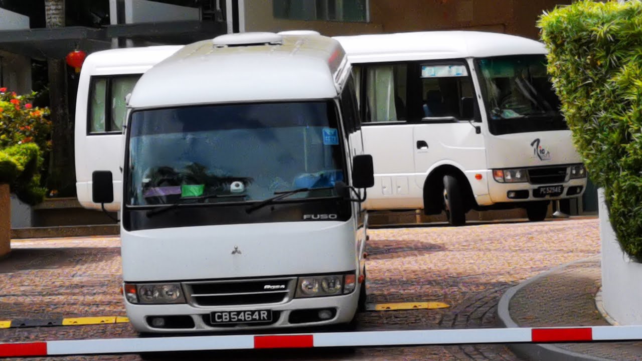 Look at those Mitsubishi Fuso Rosa buses - YouTube