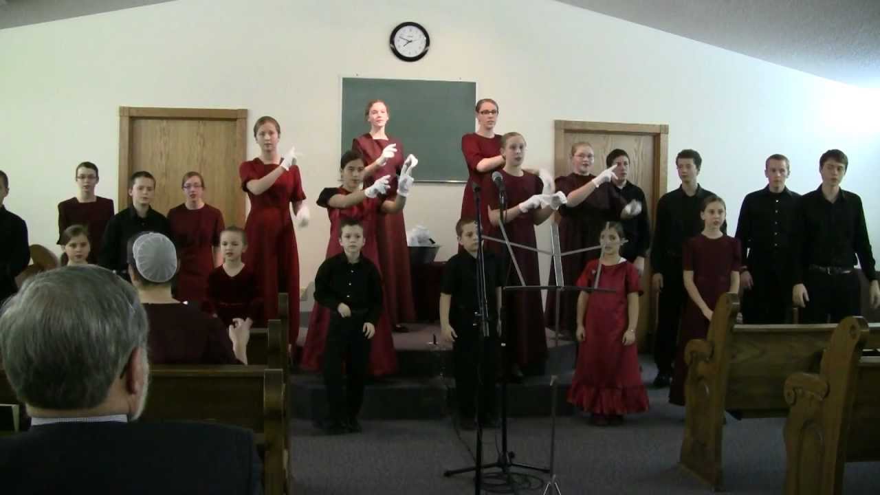 Shine Jesus Shine Acapella With Sign Language - YouTube