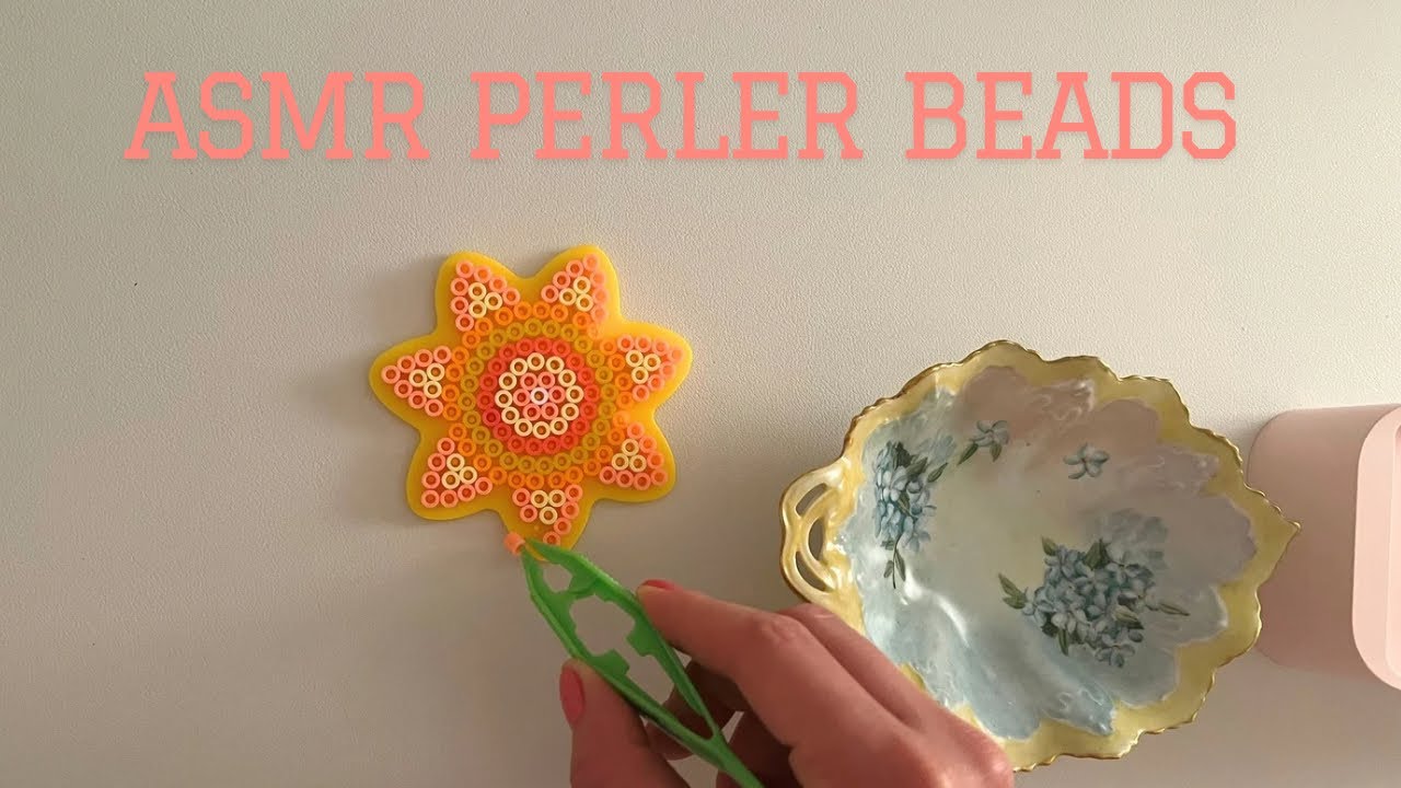 ASMR Clicky Whisper | Female Whisper with Mouth Sounds and Perler Beads ...