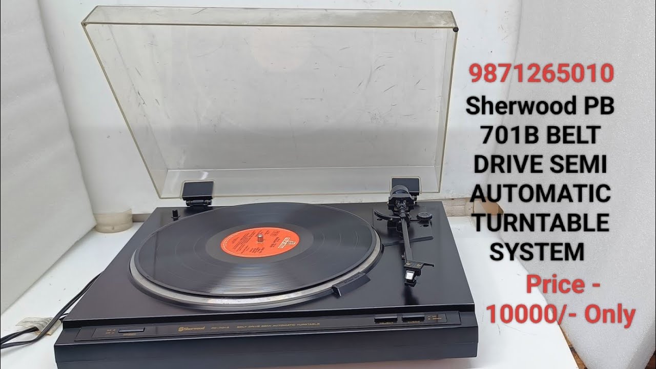 Sherwood PB 701B BELT DRIVE SEMI AUTOMATIC TURNTABLE SYSTEM Price ...