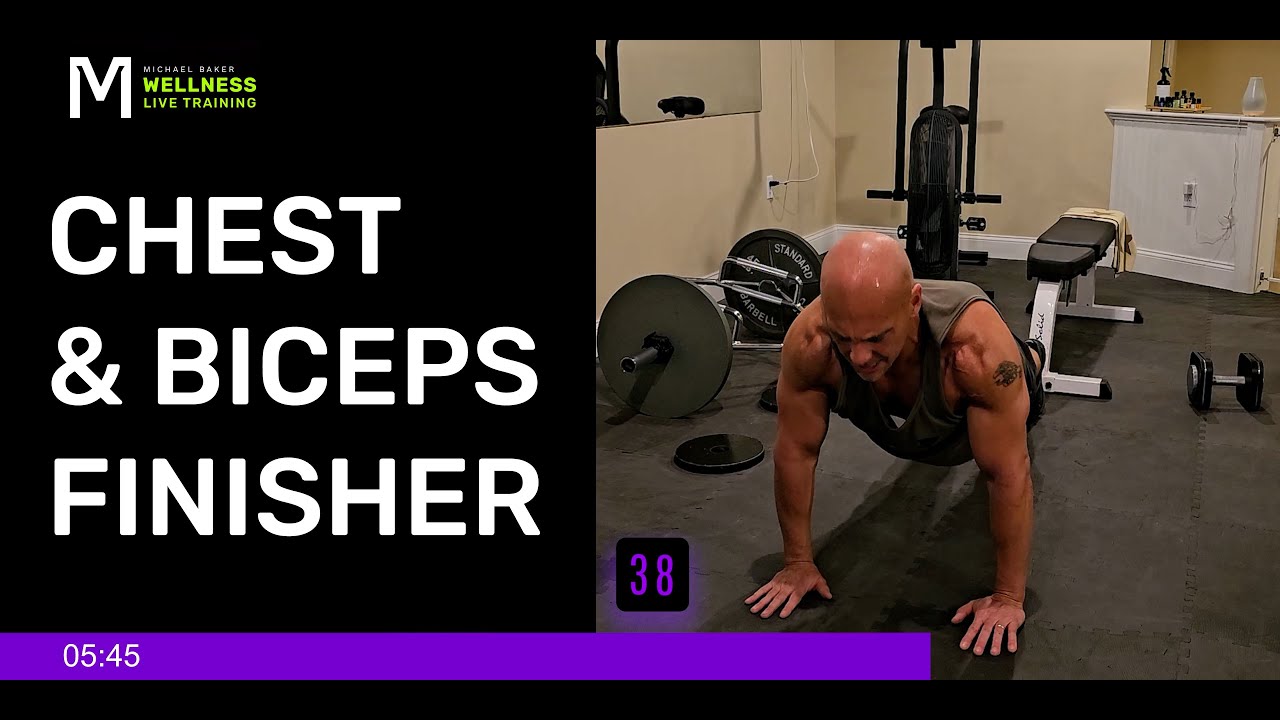 Chest & Biceps Finisher - The Ultimate Push-up Workout - Body Weight ...
