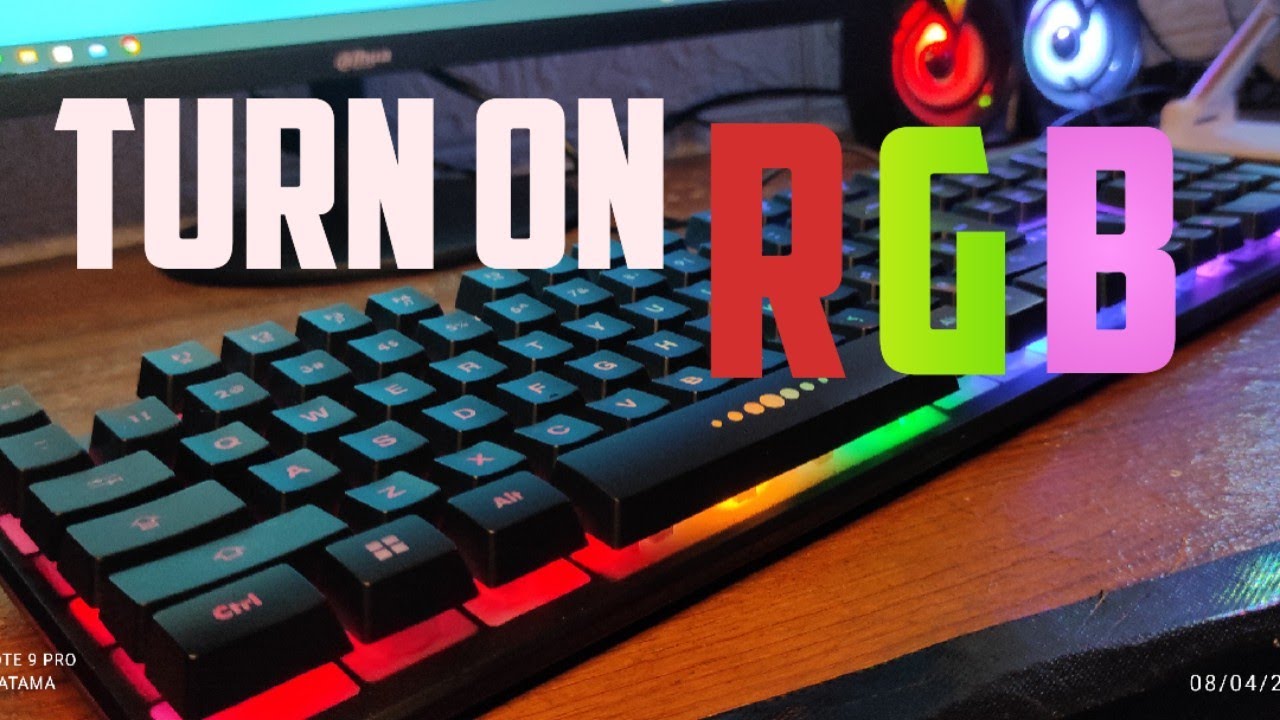 Cara Menghidupkan atau Menyalakan Lampu RGB di Keyboard PC - YouTube