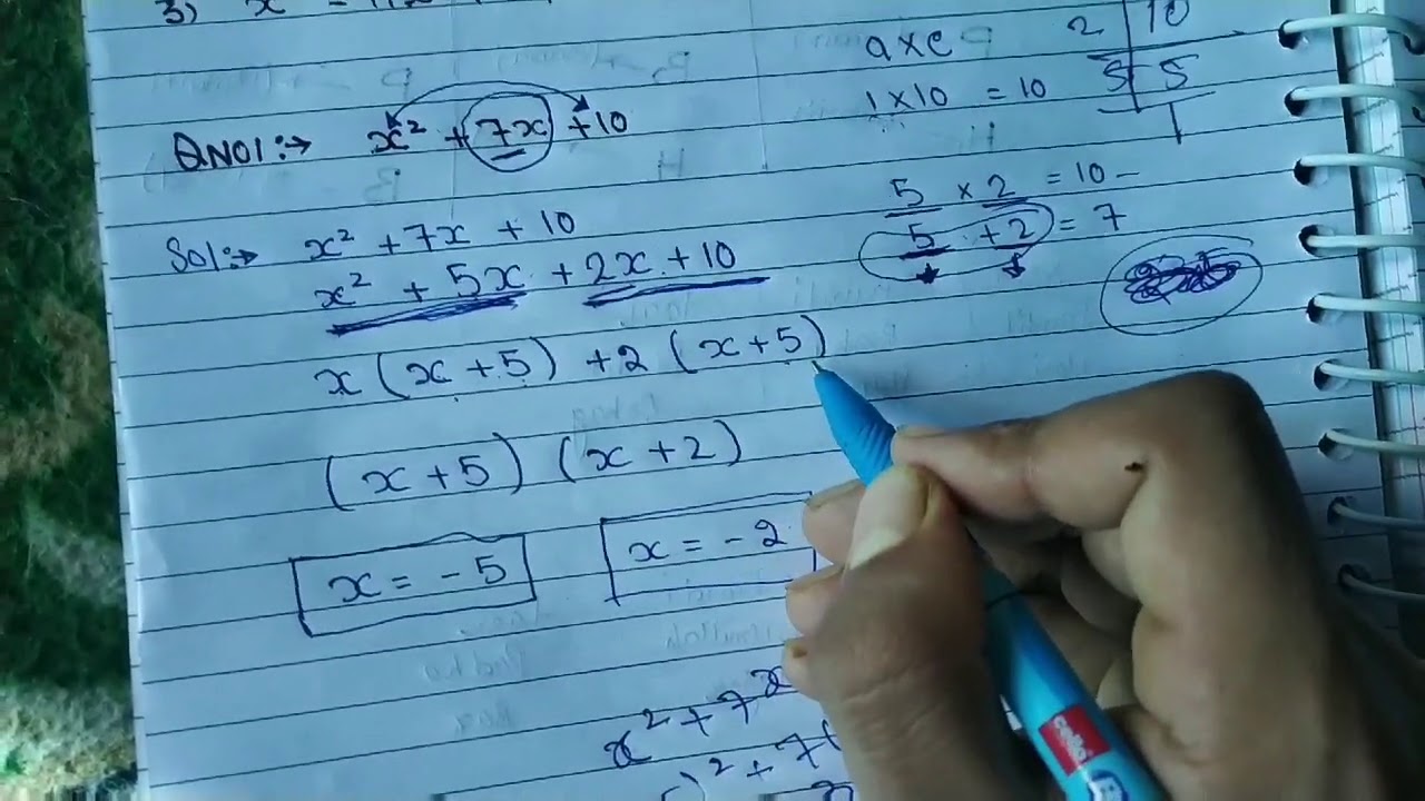 SPLITTING the middle term|Shortcut just in seconds|Quadratic equation ...