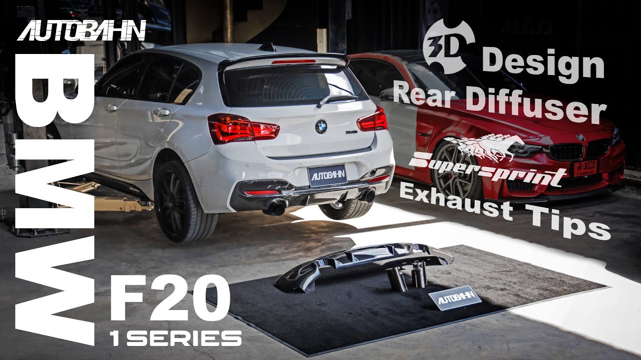 BMW 1 Series 118i (F20) | 3DDesign Diffuser 🇯🇵 & Supersprint Exhaust ...