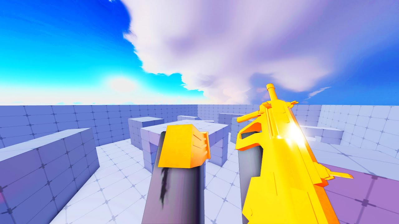 The GOLD AR SKIN Is To Clean In Roblox Rivals - YouTube