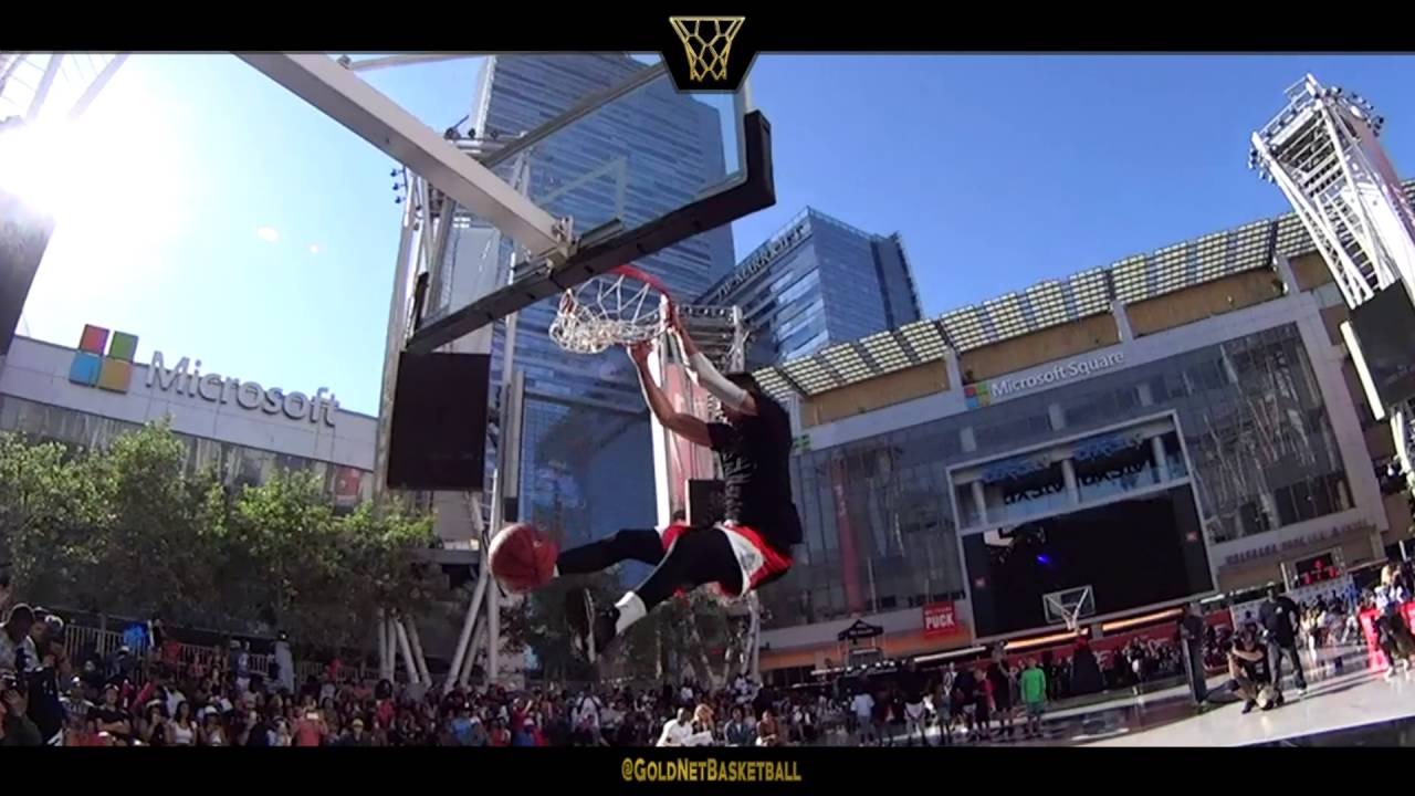 Jonathan Clark Wins Rise Dunk Contest at LA LIVE - AntiGravity Dunks ...