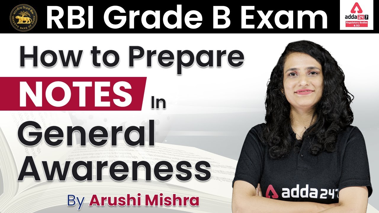 RBI Grade B 2022 | How to Prepare Notes for General Awareness for RBI ...